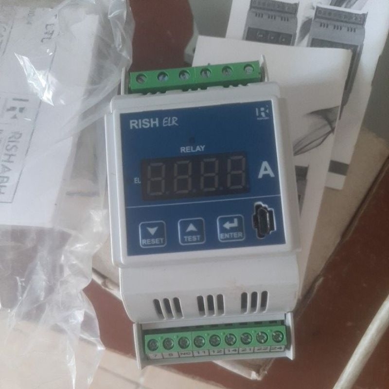 Jual ELR1-AAH01Z0000000 EARTH LEAKAGE RELAY RISHABH RISH ELR DIGITAL ...