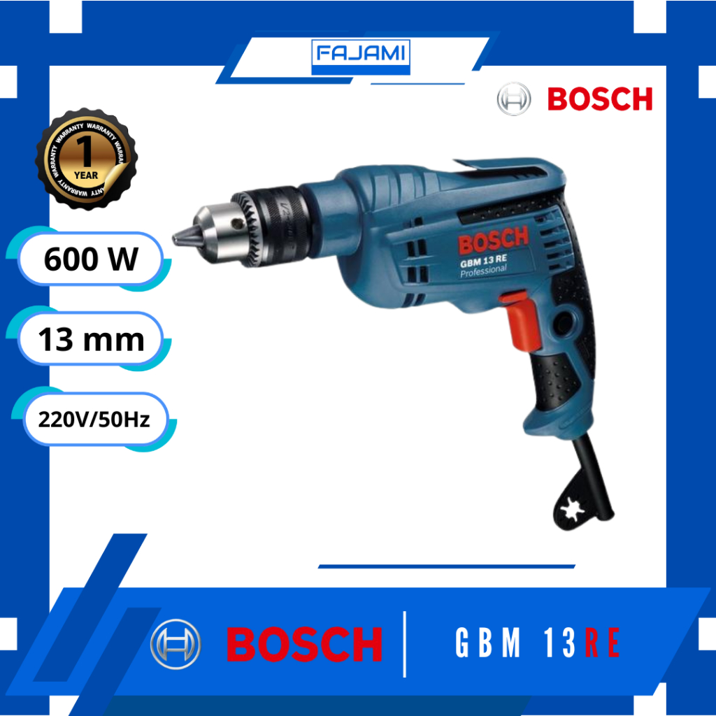 Jual Bosch GBM 13 RE Bor Listrik Tangan Professional 13 MM Rotary Drill ...