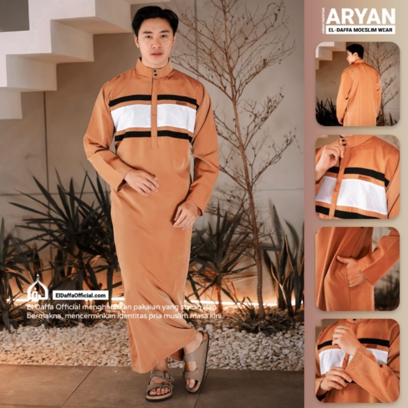 Jual Jubah Muslim Pakistan Aryan - Baju Gamis Pria EL DAFFA ORIGINAL ...