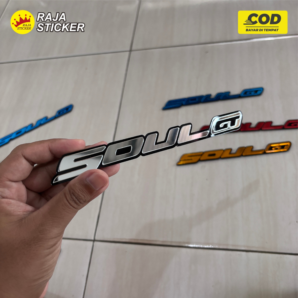 Jual Stiker Emblem Akrilik Mio Soul GT Anti Luntur 18x2cm berbagai ...