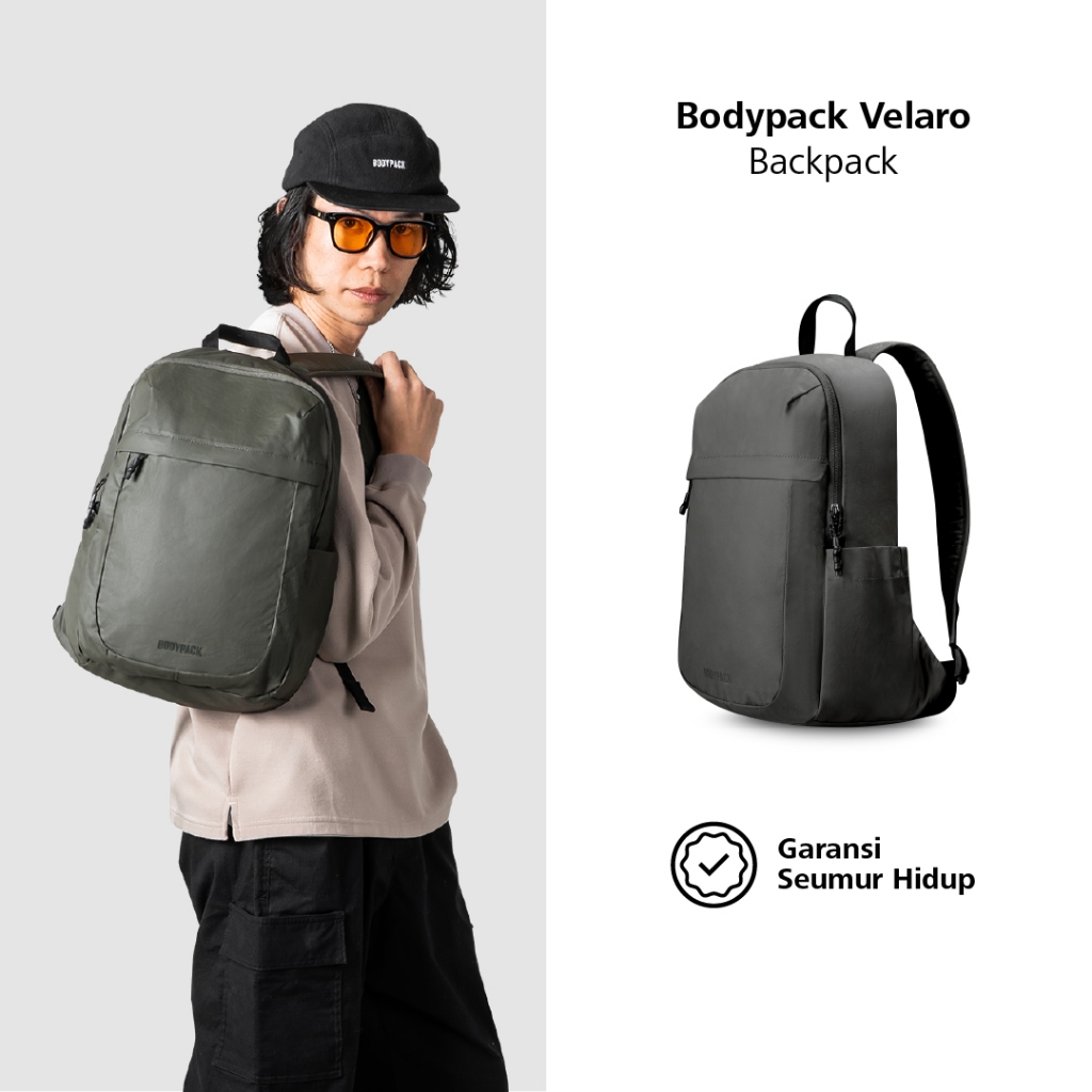 Jual Bodypack Velaro Canvas Wax Backpack - Olive | Shopee Indonesia