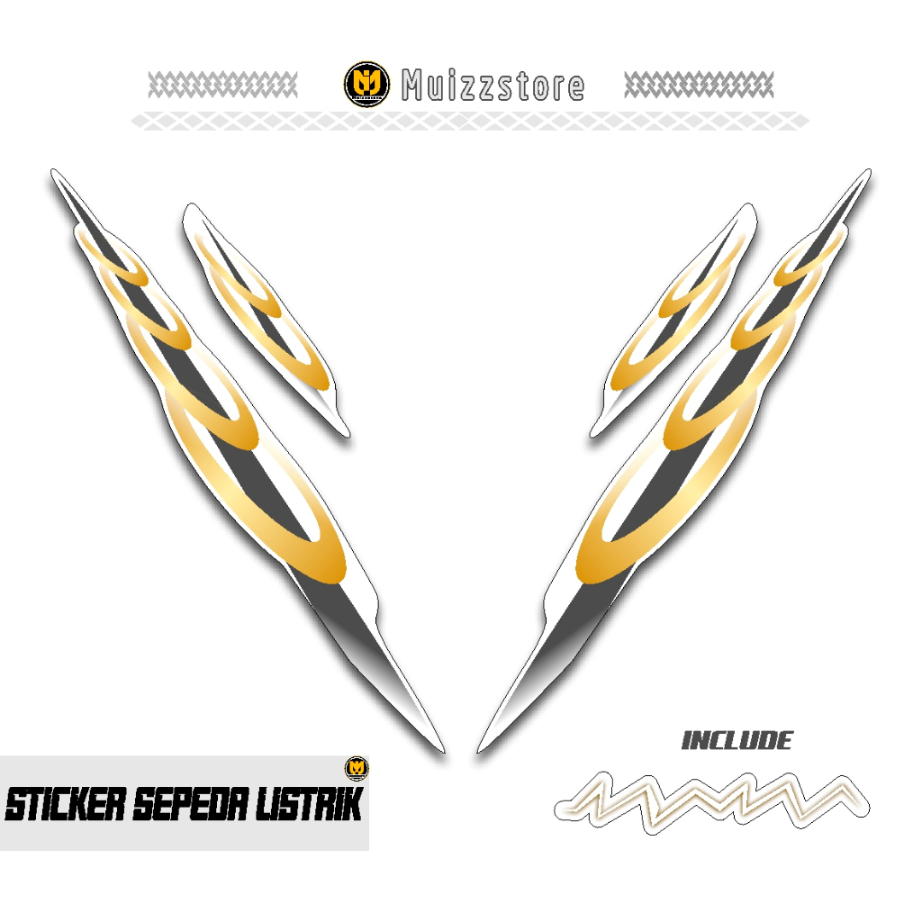 Jual STICKER SEPEDA LISTRIK ALL VARIANT / GODA / UWINFLY / PACIFIC ...