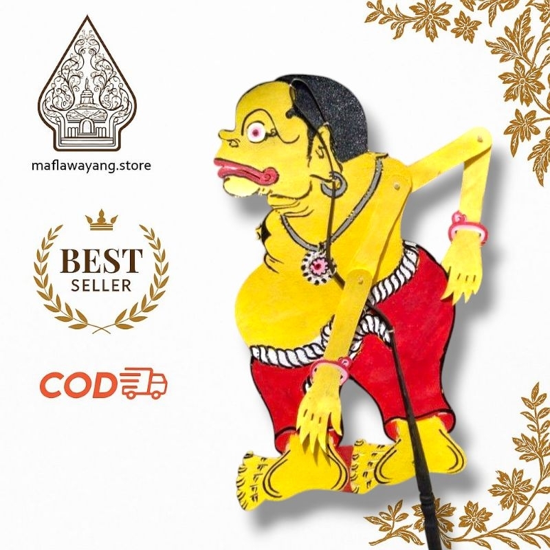 Jual Wayang Kulit Asli Bagong Ki Seno/Bagong Kolor Standar Dalang ...