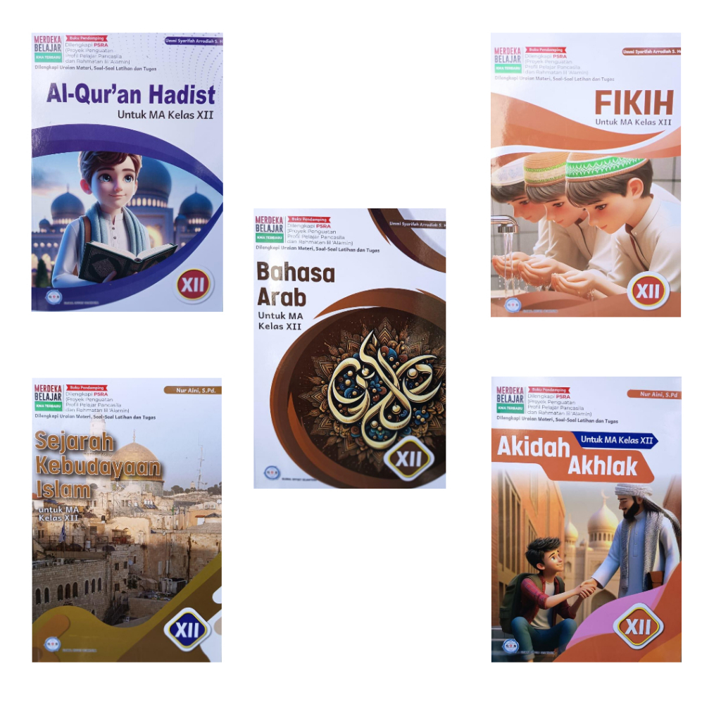 Jual Buku Pendamping Kelas 12 MA Fikih Bahasa Arab Akidah Akhlak SKI AL Quran Hadis Kurikulum ...
