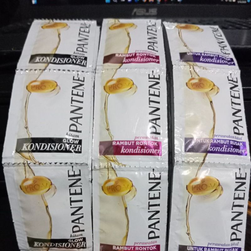 Jual Pantene kondisioner Perawatan Rambut Rontok sachet 1 renceng 12pcs ...
