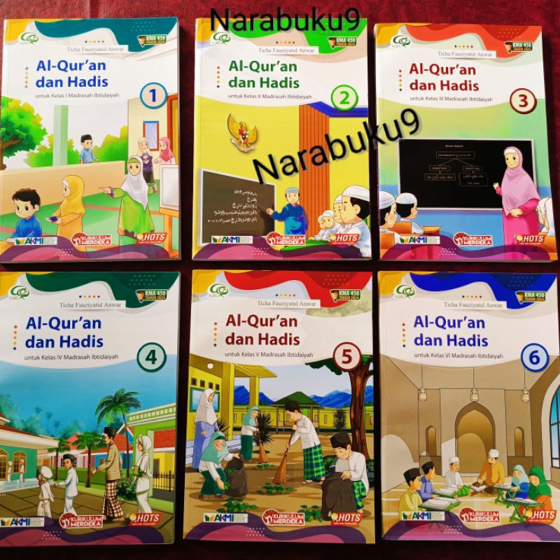 Jual Al Qur'an hadis kelas 1 2 3 4 5 6 Kurikulum Merdeka R1 Aqila | Shopee Indonesia