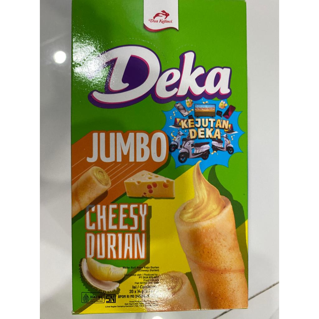 Jual DEKA JUMBO CHEESY DURIAN BOX ISI 20 PCS | Shopee Indonesia
