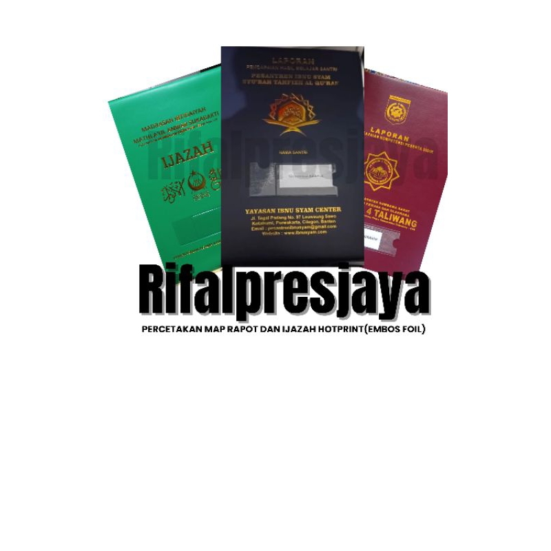 Jual CUSTOM COVER MAP IJAZAH DAN RAPOT HOTPRINT(EMBOS FOIL) | Shopee ...