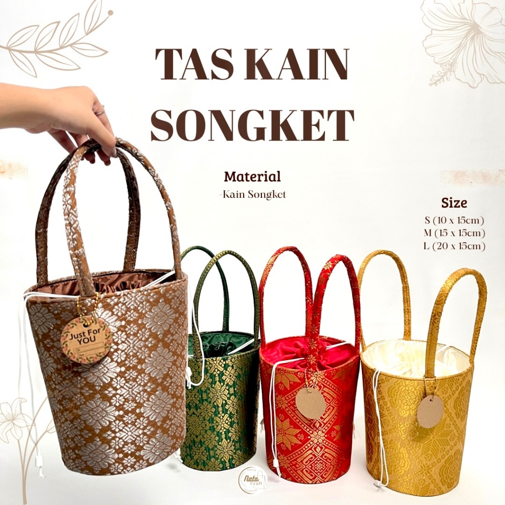 Jual Natacraft-Tas Hampers Parcel Lebaran Tas Kado Tas Souvenir Songket ...