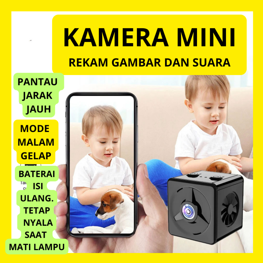 Jual Kamera Mini WIFI CCTV Mini Tersembunyi Tanpa Kabel 1080P CCTV WIFI ...