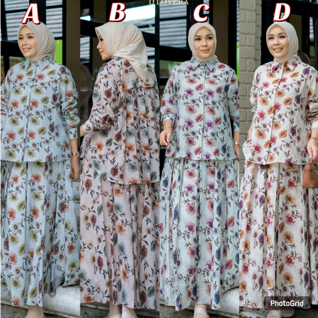 Jual READY STOK Stelan Rok MYRA Set by Dlovera - baju Casual Katun 100% ...