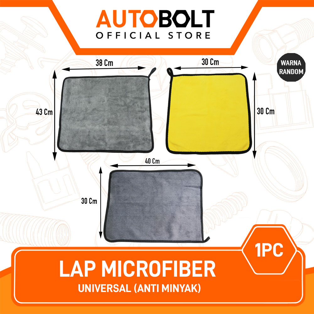 Jual Lap Microfiber 2 Sisi 500 GSM Detailing Mobil Motor Kain Serbaguna ...