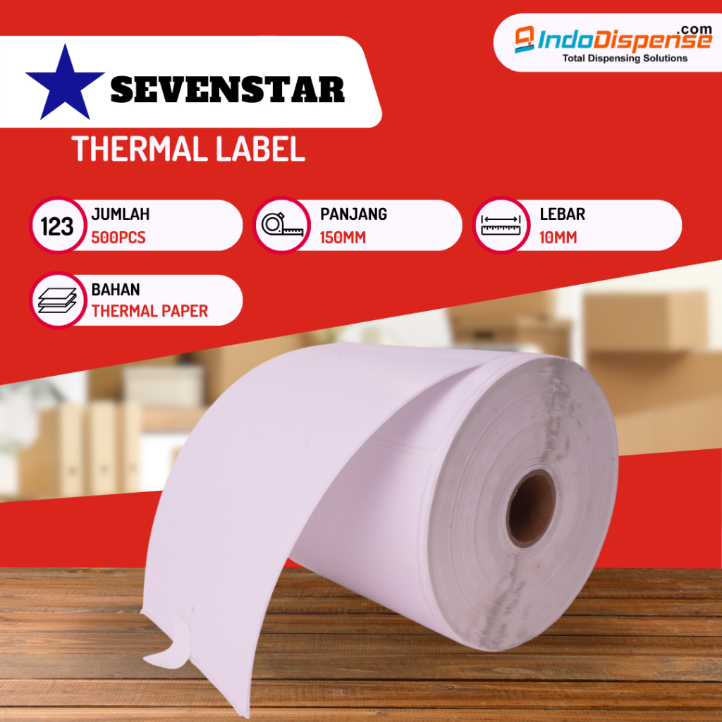Jual Sticker Thermal Paper Label Kertas Printer Resi Stiker Barcode ...