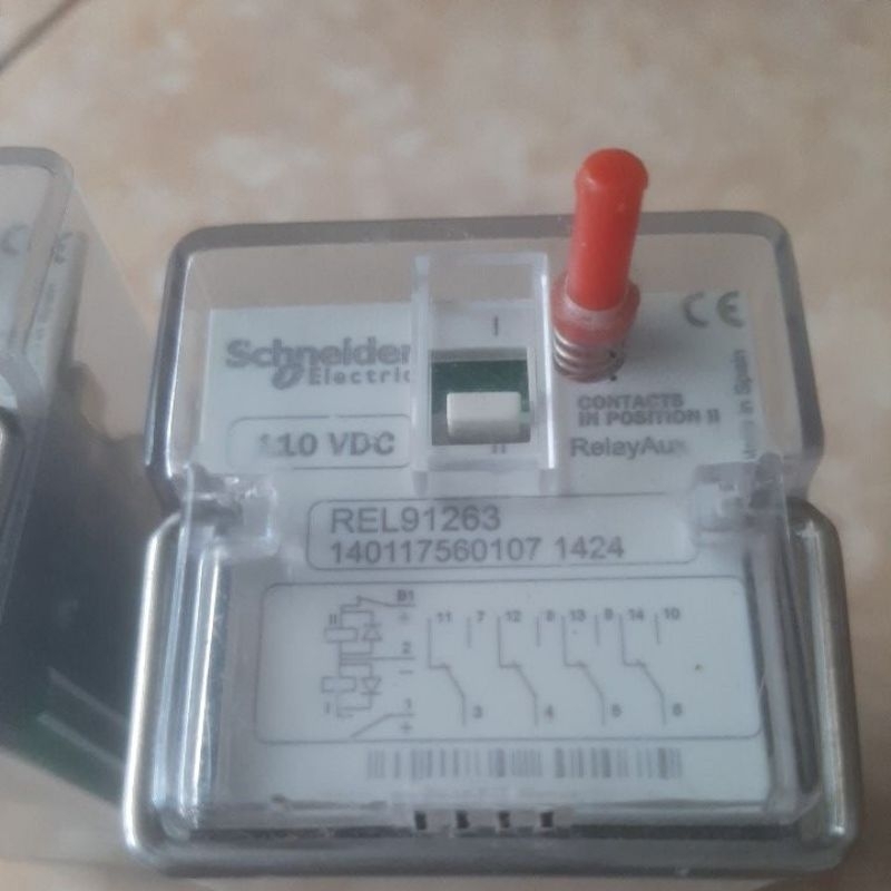 Jual REL91263 RELAY AUX/110VDC FAST TRIP&LOCK OUT RELAY SCHNEIDER ...