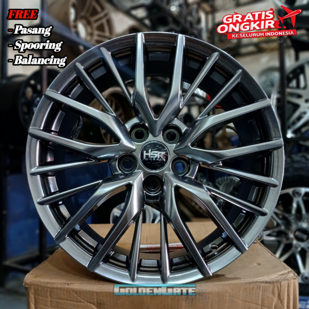 Jual Velg mobil ring 18 pcd 5x114,3 lebar 7,5 hsr pacman bisa untuk Xpander Hrv Rush dll ...