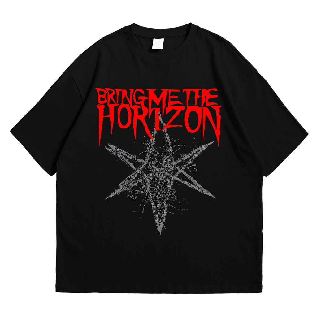 Jual TSHIRT BAND BRING ME THE HORIZON | KAOS BAND BMTH BLACK | Shopee ...