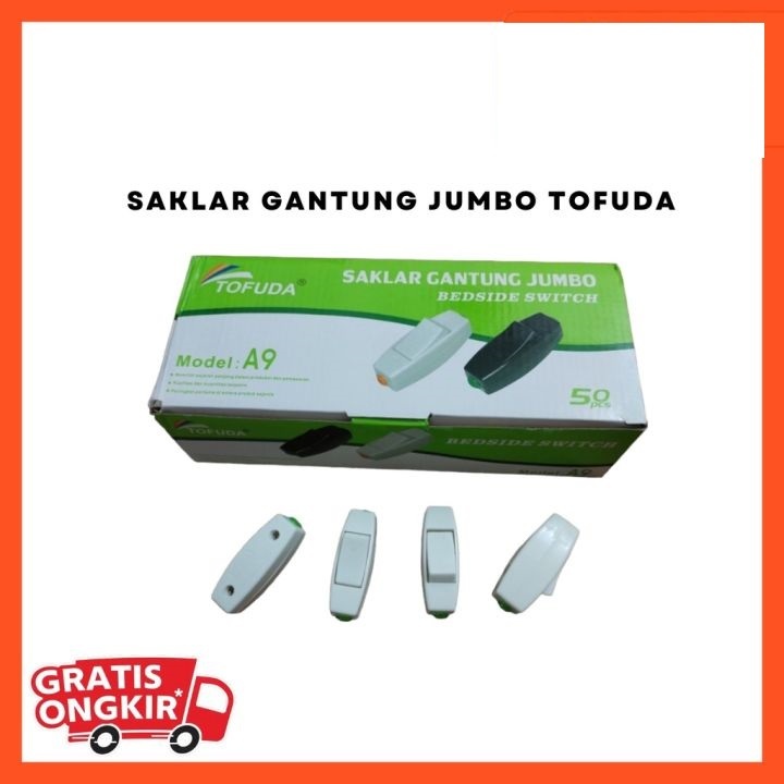 Jual Tofuda Saklar Gantung Jumbo Hitam Putih | Shopee Indonesia