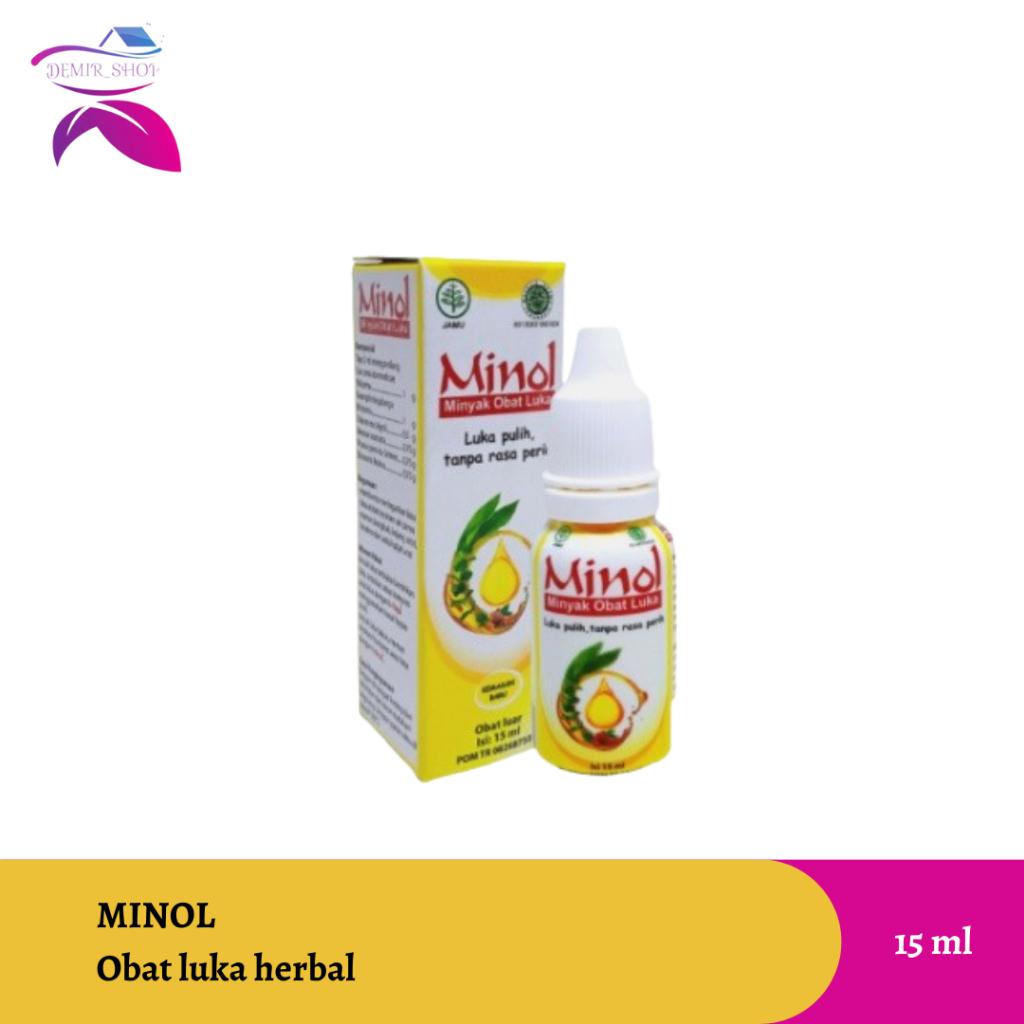 Jual Minol 15 ml Obat Luka Tanpa Rasa Perih | Shopee Indonesia
