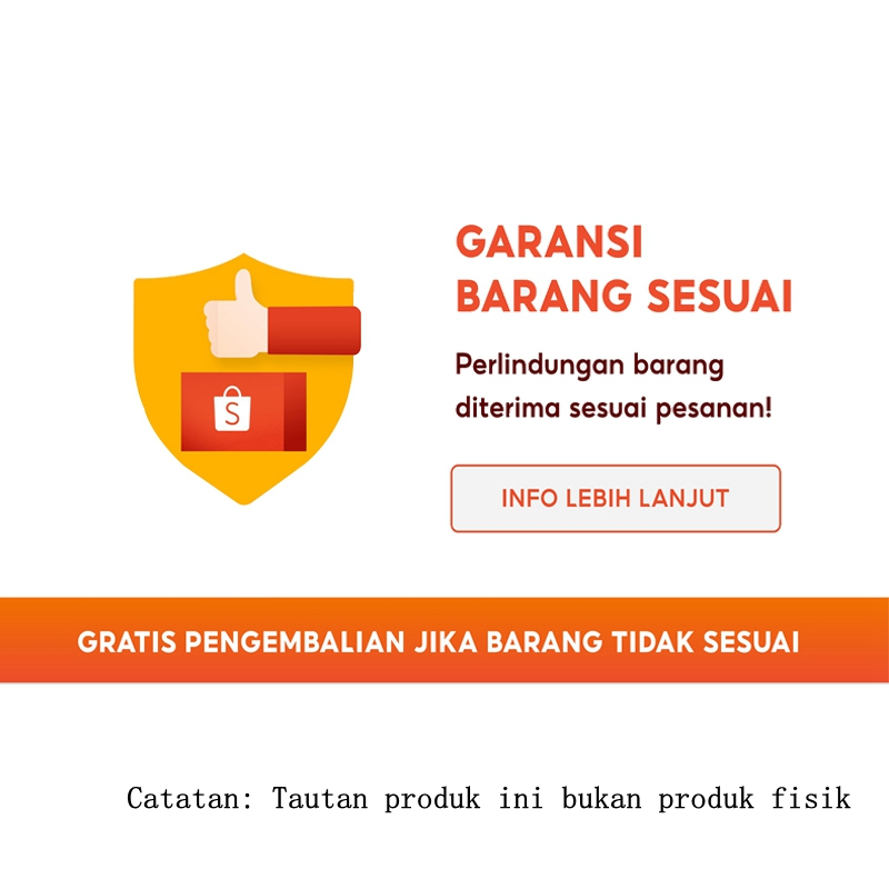 Jual GARANSI BARANG SESUAI (bukan barang fisik) | Shopee Indonesia
