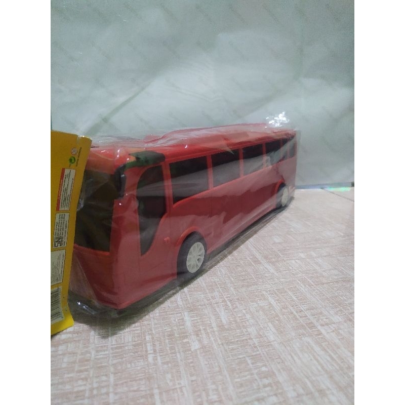 Jual Bus Miniatur RKC polos warna merah | Shopee Indonesia