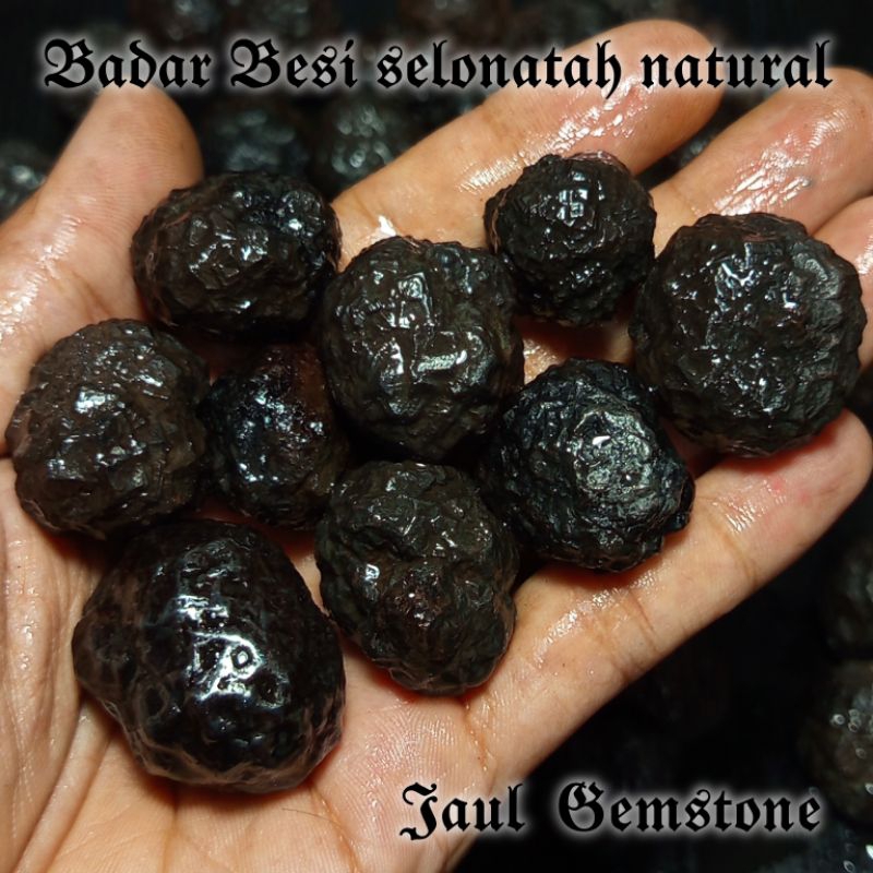 Jual Badar besi selonatah/batu badar besi selonatah natural nempel ...