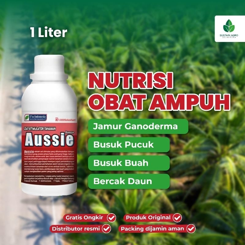 Jual Aussie Nutrisi Obat Sawit 1L | Obat Ganoderma, Busuk Pucuk, Busuk ...