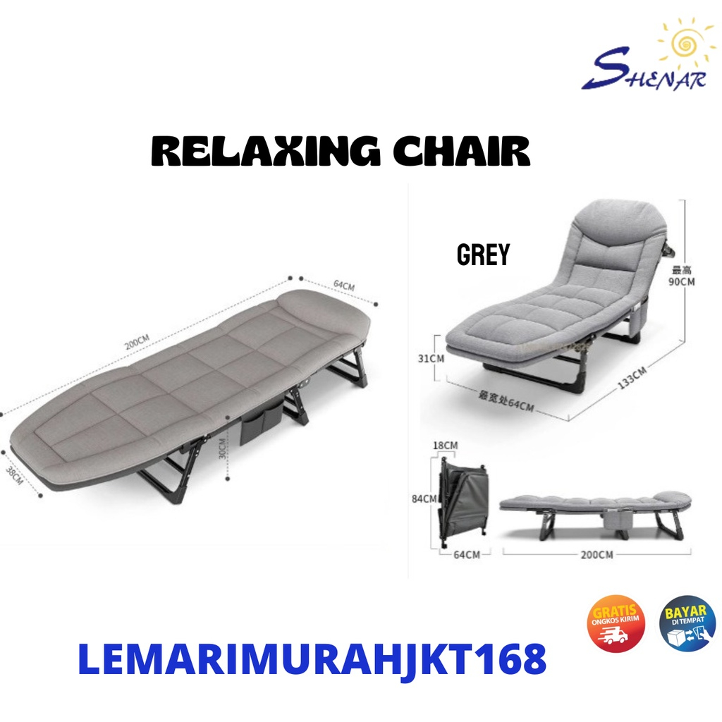 Jual Relaxing Chair Kursi Tidur Lipat Kursi Zero Gravity Kursi Lipat ...