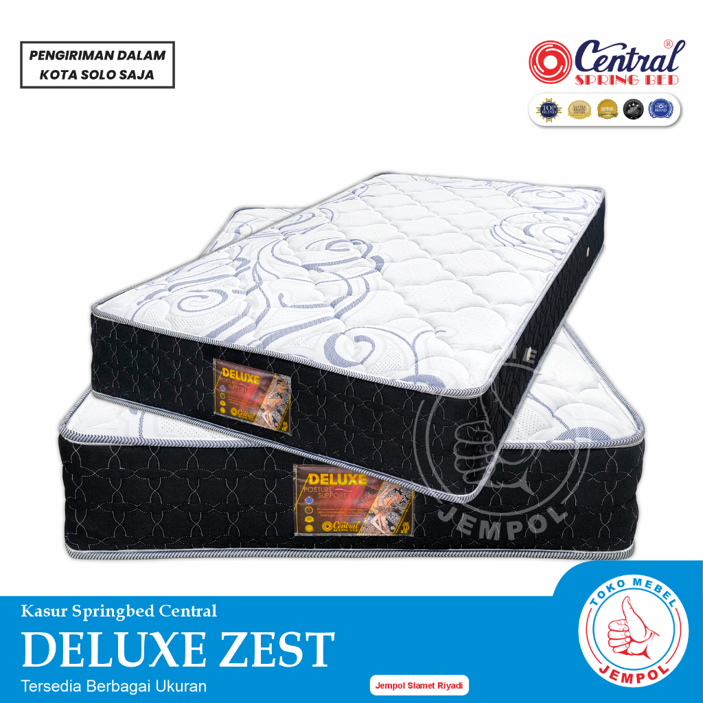 Jual Kasur Springbed Central Deluxe Zest / Bergaransi Per 10 Tahun ...