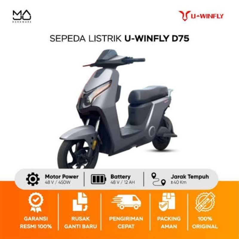 Jual Sepeda Listrik Uwinfly D70 dan D75 | Shopee Indonesia