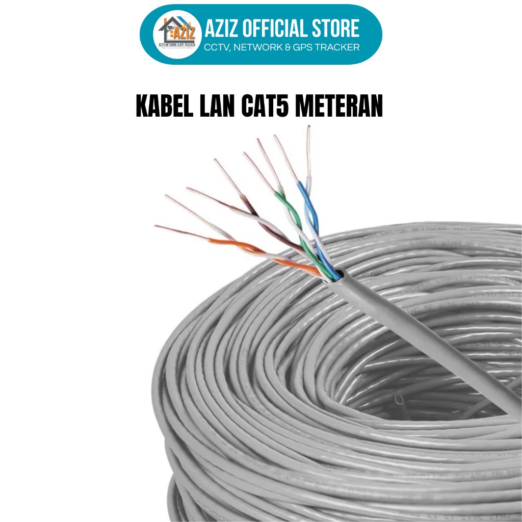 Jual KABEL LAN UTP CAT5 / PER METER | Shopee Indonesia