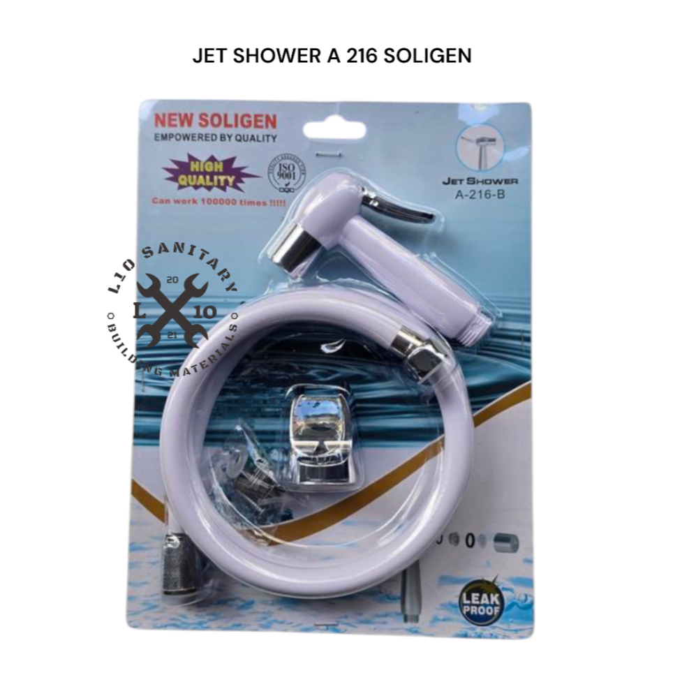 Jual Jet Shower Soligen 216 Putih / Handshower Cebok Spray Bidet 216 White SOLIGEN | Shopee ...