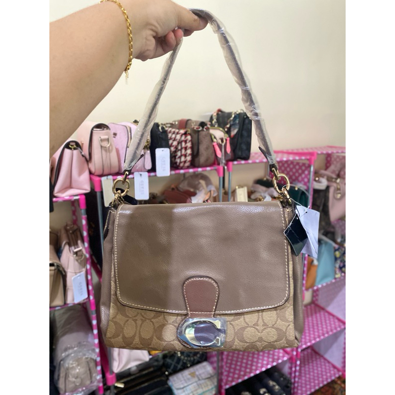 Jual COACH SHOULDERBAG SIGNATURE KHAKI / TAS COACH / TAS WANITA ...