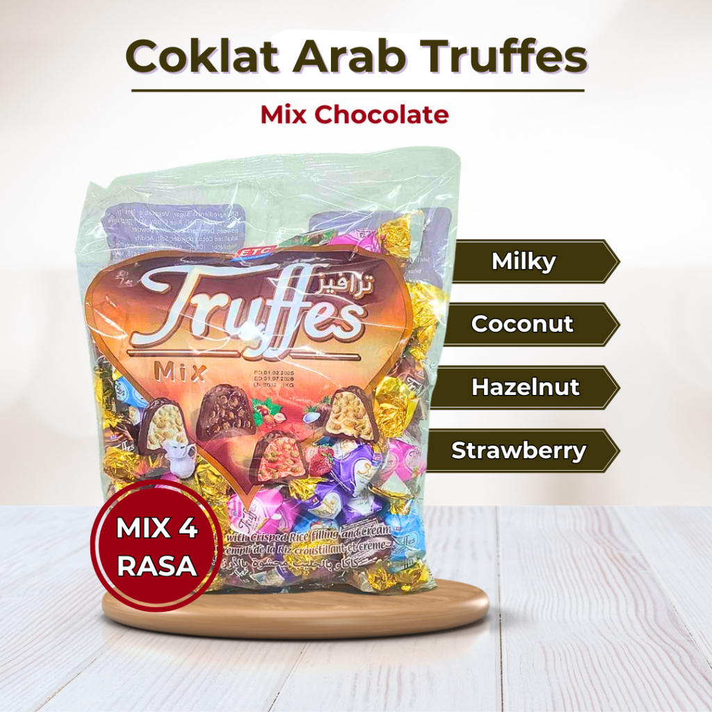 Jual Coklat Arab Truffes 1 Kg Coklat Oleh Oleh Haji Umroh Import ...