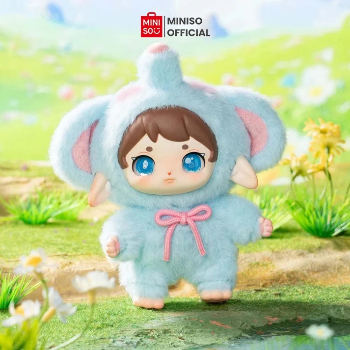 Jual MINISO TOY - Miniso X Ruby Happy Fluffy Series Vinyl Face Plush ...