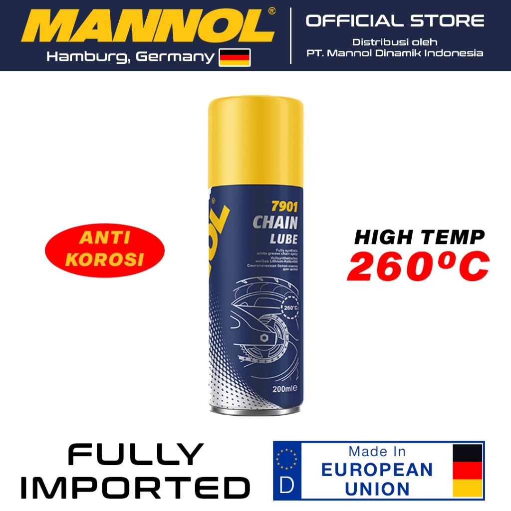Jual MANNOL CHAIN LUBE 7901 | Pelumas Rantai Full Sintetik | Sepeda ...