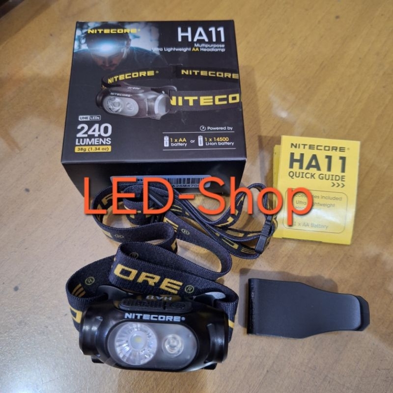 Jual Nitecore HA11 UHE Ultra Lightweight | Shopee Indonesia
