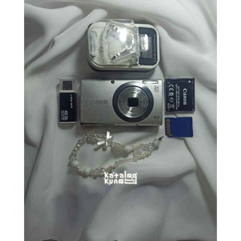 Jual Digicam Canon Powershot A2300 (Metalic Silver) | Shopee Indonesia