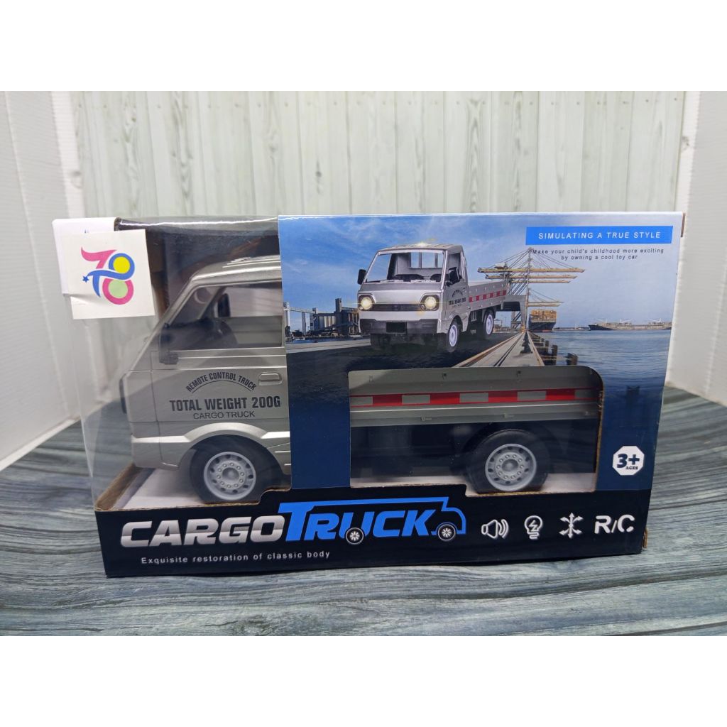 Jual MAINAN ANAK MOBIL SPRAY ASAP REMOTE CONTROL RC CARGO AUDIO MUSIK ...