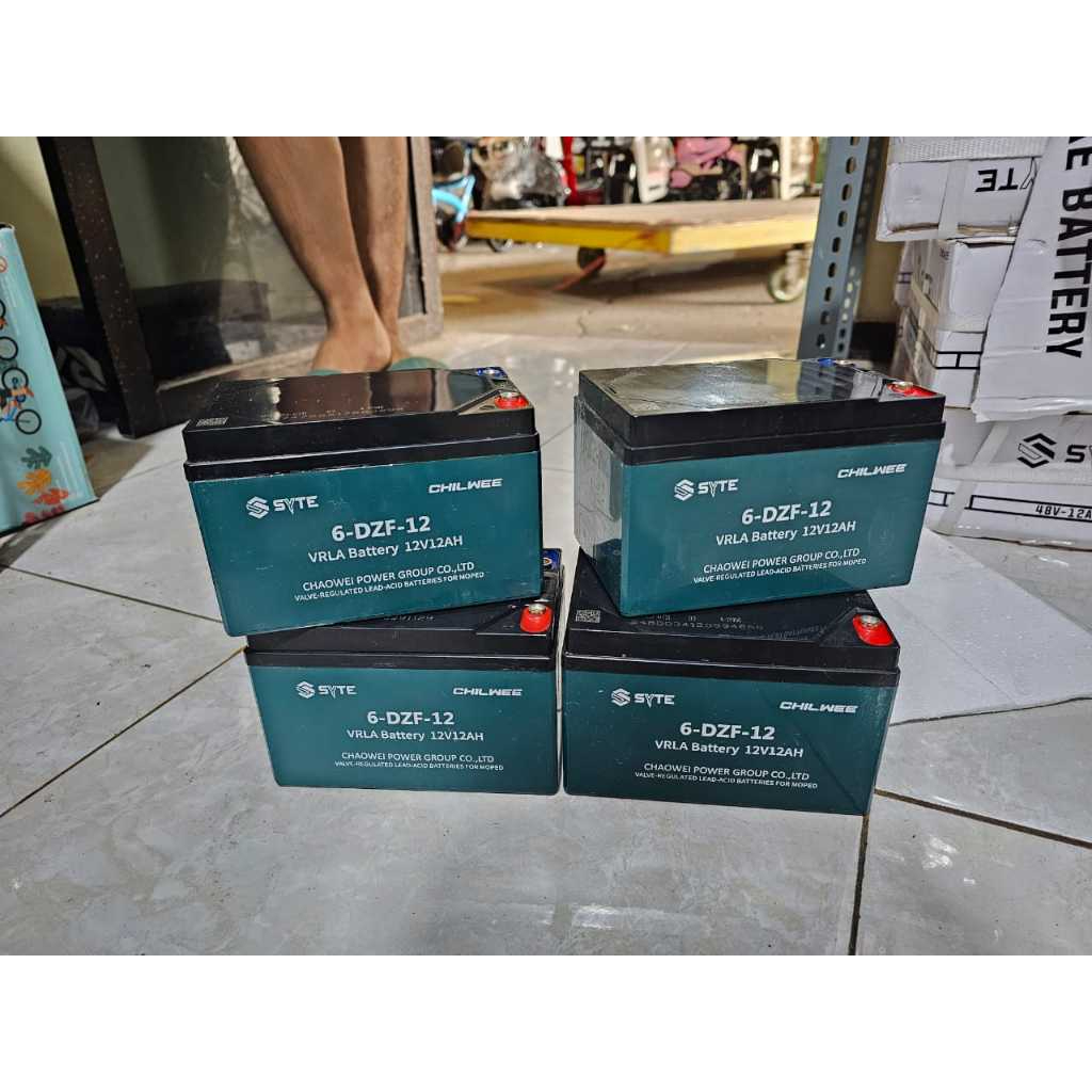 Jual Aki Chilwee 12 volt 12AH ORIGINAL bisa untuk semua sepeda listrik ...