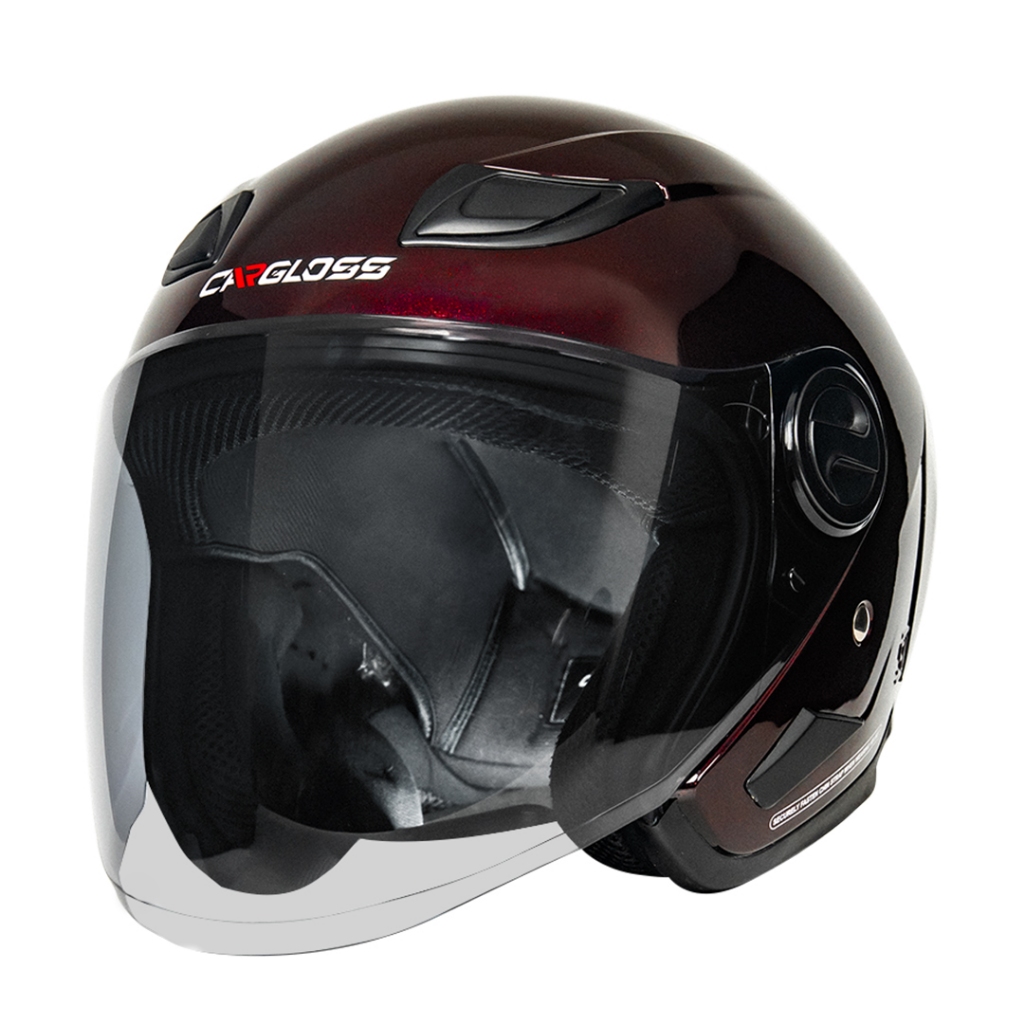 Jual Cargloss NFS Helm Half Face Moonlight - Red | Shopee Indonesia