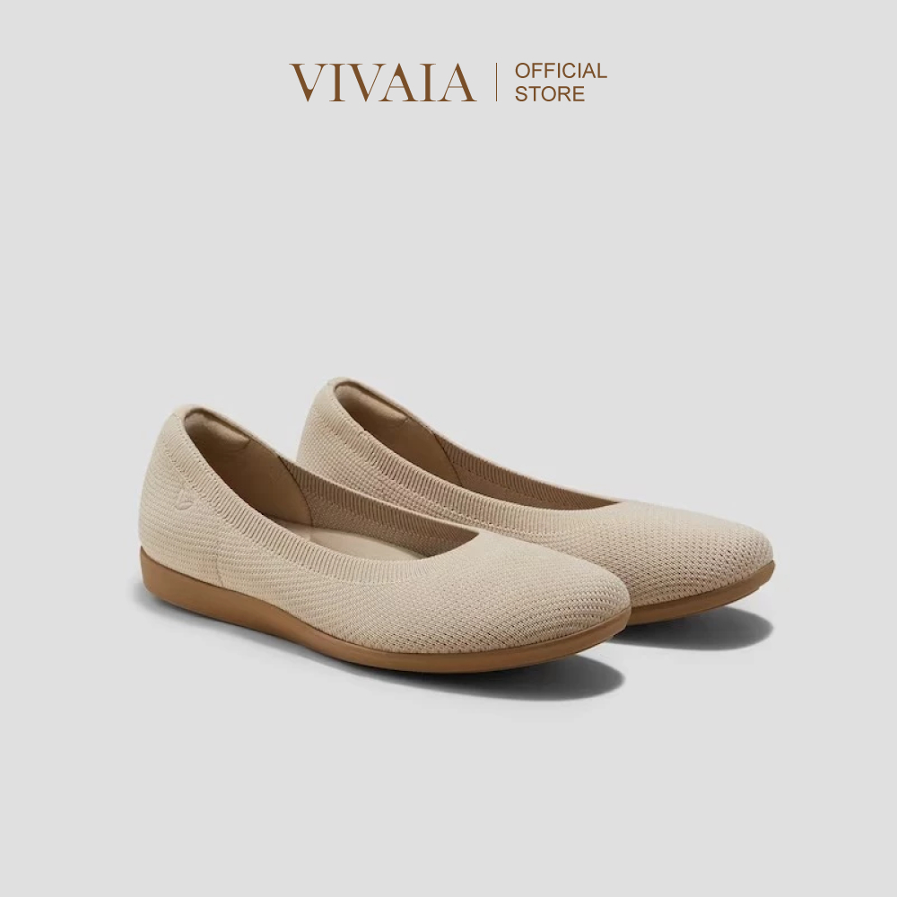 Jual Vivaia Sepatu Wanita Round-Toe Flats (Claire Walker) - Almond ...