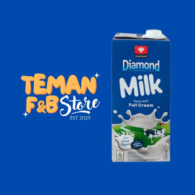 Jual Susu Diamond UHT Full Cream - 1 Liter | Shopee Indonesia