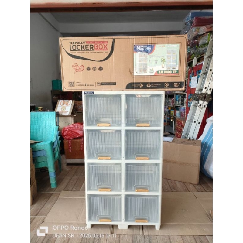 Jual Napolly - Locker Box Napolly LB 2408 Transparant/ Lemari Pakaian ...