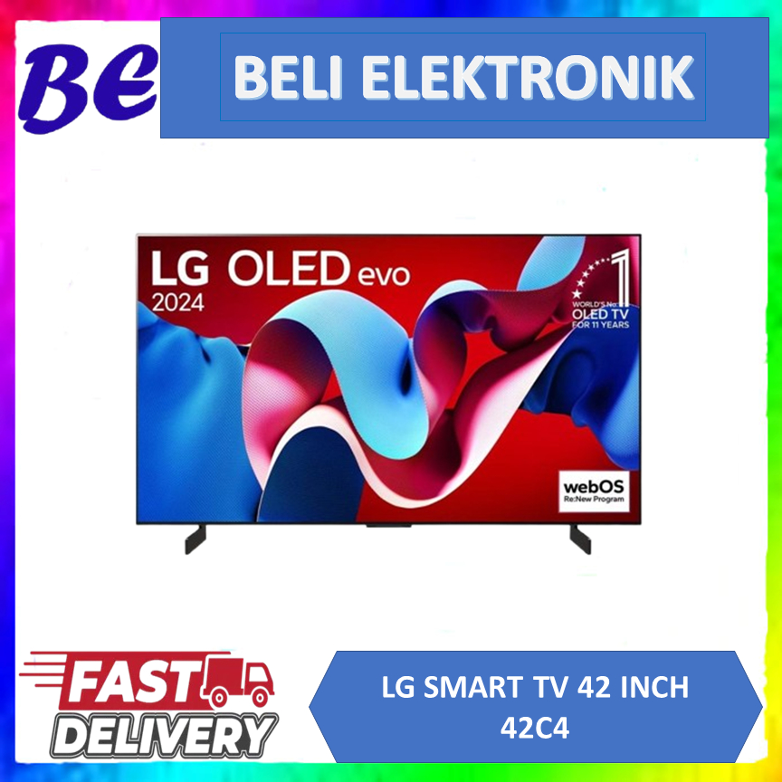 Jual LG 42C4 - LG OLED EVO C4 SMART TV UHD 4K OLED42C4PSA 42 INCH NEW 2024 | 42C3 | Shopee Indonesia
