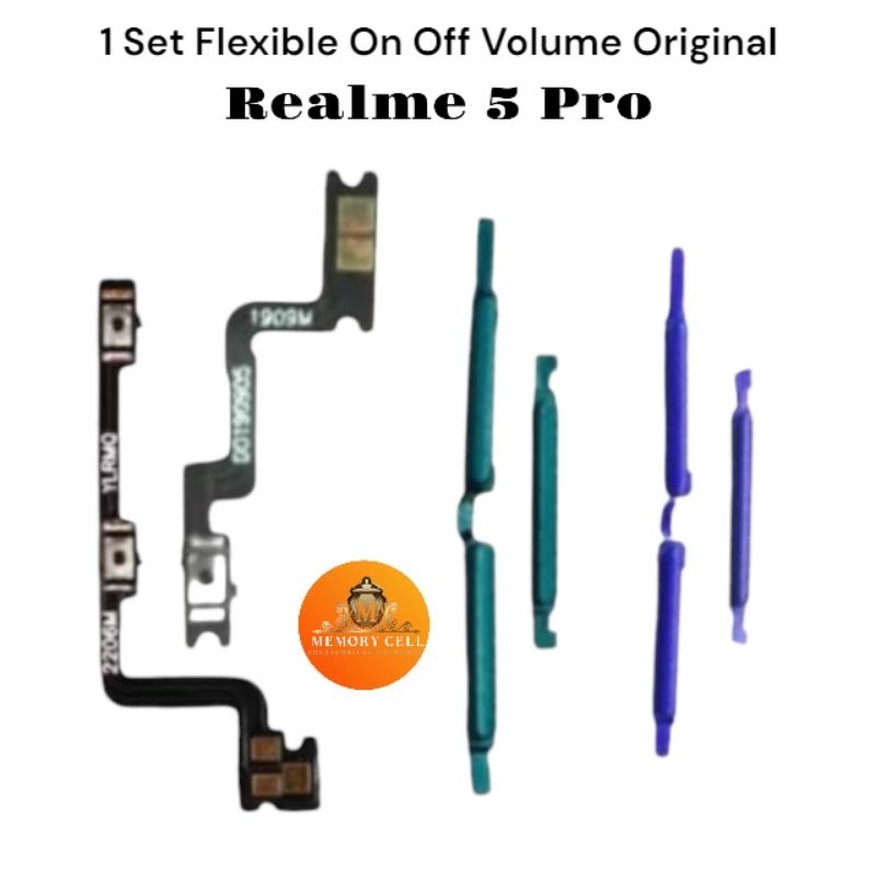 Jual Flexible + Tombol Luar On Off + Volume Realme 5 Pro Satu Set Original | Shopee Indonesia