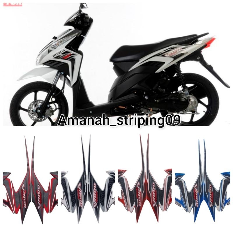 Jual Set Stiker Striping Standart motor Vario Techno 110 2010 - Body ...