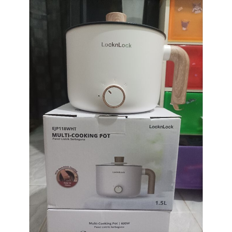 Jual Locknlock Multi Cooking Pot Panci Listrik Serbaguna EJP118WHT ...