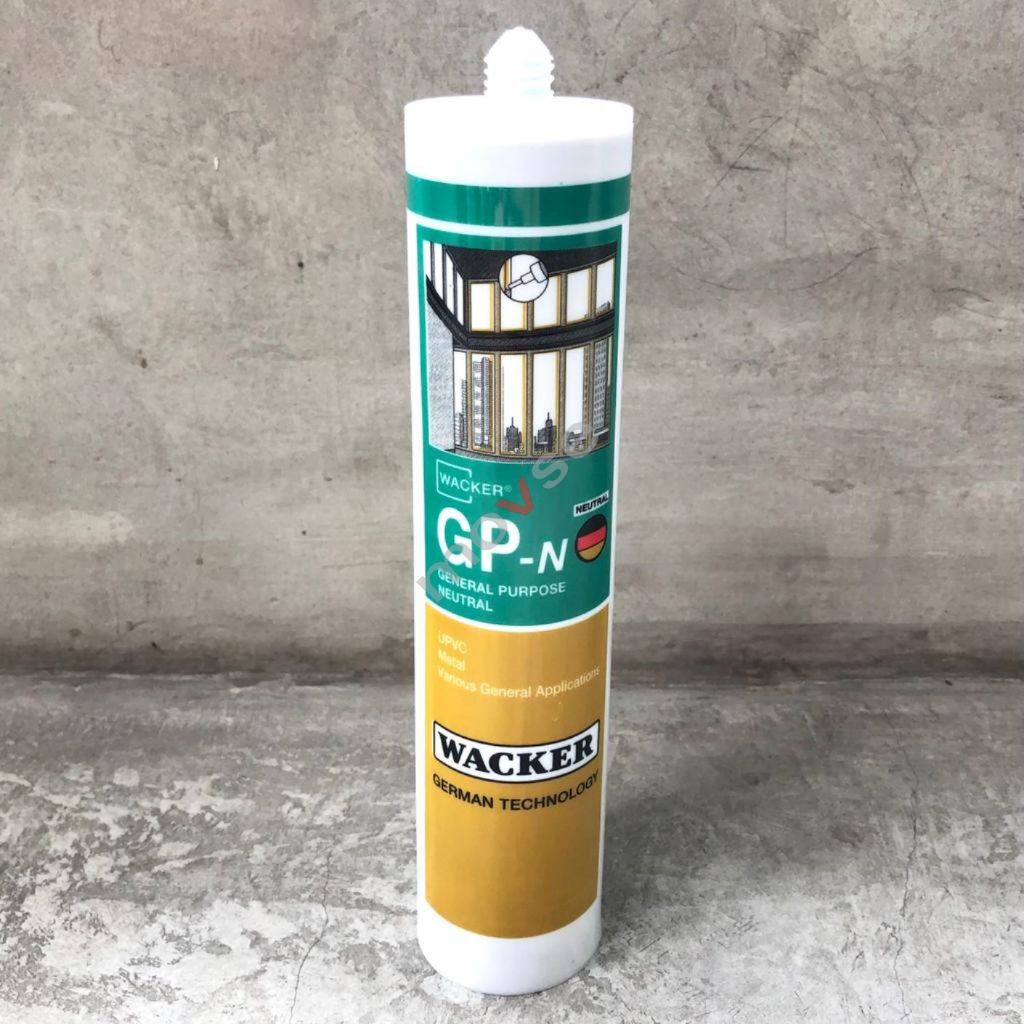 Jual Silicone Sealant Wacker GP-N Netral - Lem Kaca WACKER GP-N ...