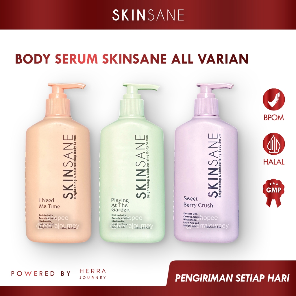 Jual SKINSANE - Body Serum All Varian (I Need Me Time / Playing At The ...