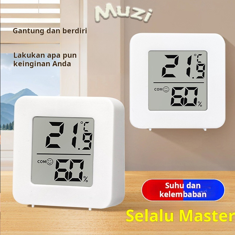Jual Termometer dalam ruangan elektronik presisi tinggi dan hygrometer ...